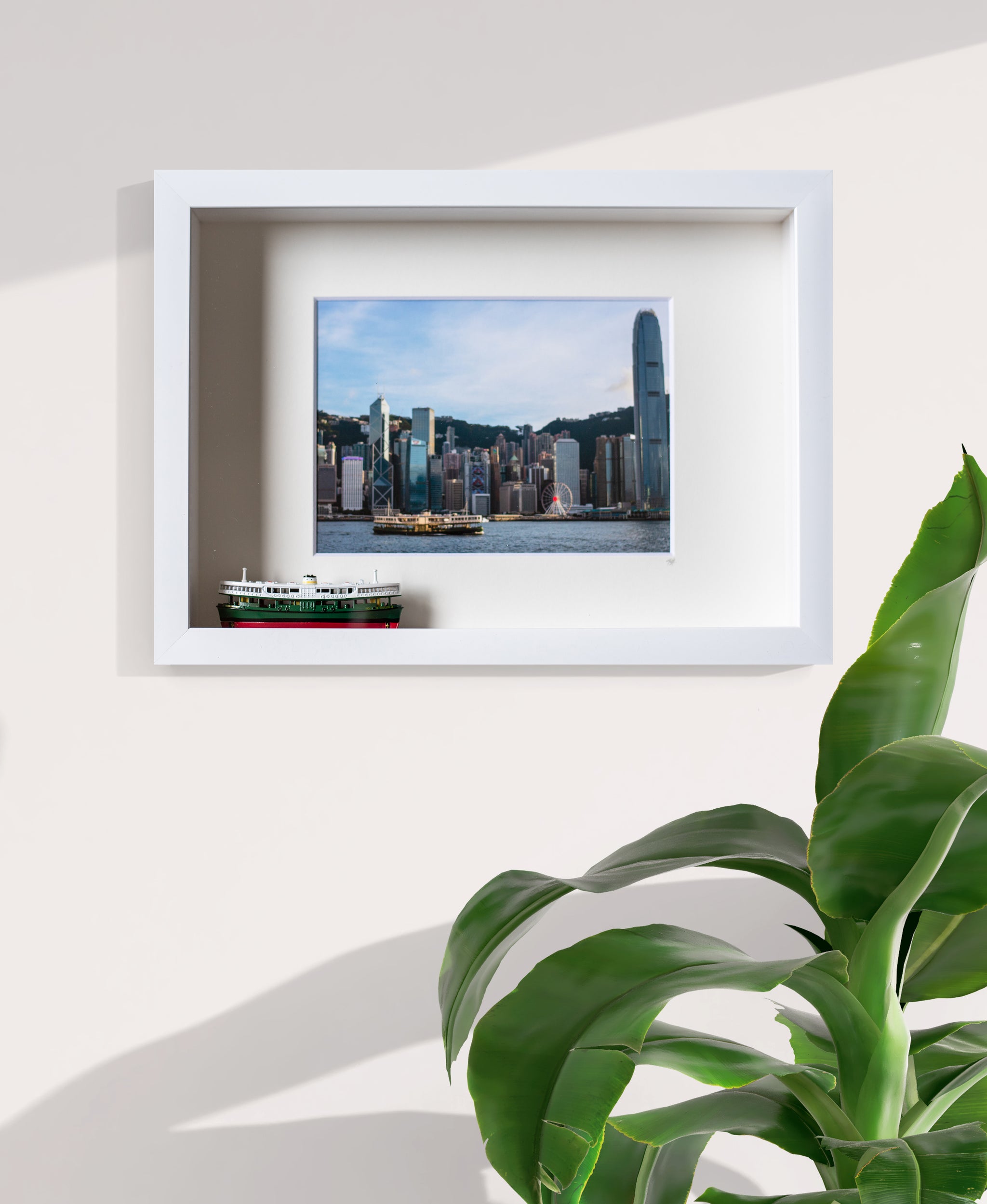 Skyline Star Ferry 3D Frame Hong Kong Photography
